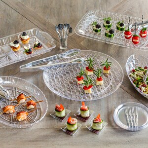 View Caterer's Corner Clear Plastic Crystal-Cut