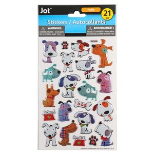 View Jot Laser Puffy Stickers