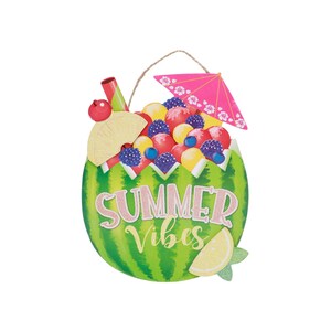 View Summer Beverage Decorative Wall Signs,