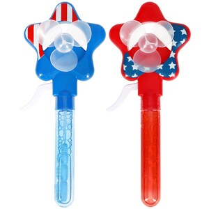 View Patriotic Star Bubble Fans