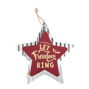 View Patriotic Metal Wall Décor Signs