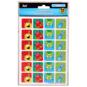 View Happy Multicolored Sticker Packs, 96-ct.