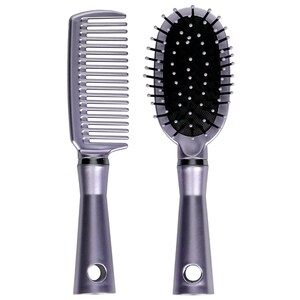 View Plastic Hairbrush & Comb Sets,