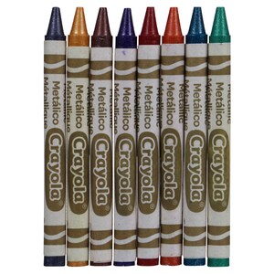 View Crayola Metallic Crayons, 8-ct. Packs
