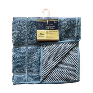 View Home Collection Microfiber Scrubbers, 2-pc