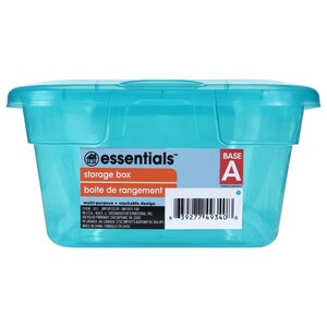 View Essentials Rectangular Translucent Plastic Storage