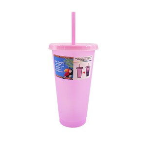View Color Changing Tumbler with Straw