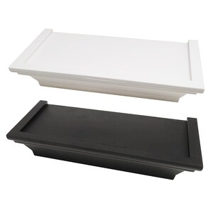 View Plastic Floating Shelf, 8.6x4 in.,