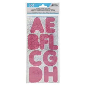 View Jot Poster Letter Stickers
