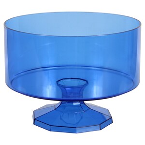 View Blue Plastic Trifle Container, 1