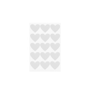 View Heart-Shaped Scratch Stickers