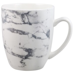 View Gray Marble Printed Stoneware Mugs,