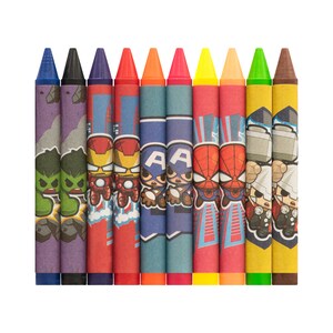 View Licensed Character Jumbo Crayons, Assorted