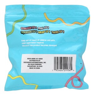 Rubber Colorful Funky Noodle Toys, 6-ct. | Dollar Tree