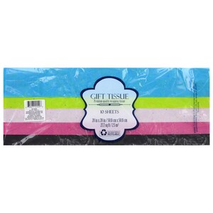 View Voila Neon Glittery Tissue Paper