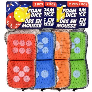 View Large Foam Dice, 2-ct. Packs