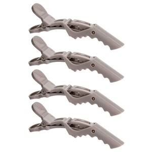 View Crocodile Salon Hair Clips, 4-ct.