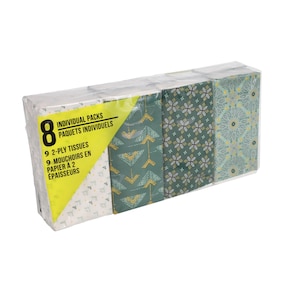 View 2-Ply Pocket Tissue Packs, 8-ct.