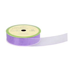 View Floral Garden Sheer Ribbons, 6-yd.,