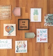 Trendy DIY Dollar Tree Gallery Wall | Dollar Tree