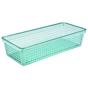 View Slim Plastic Drawer Organization Baskets
