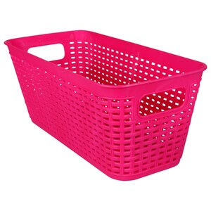 View Essentials Long Rectangular Plastic Weave