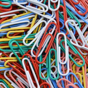 View Jot Multicolor Plastic-Coated Paper Clips,
