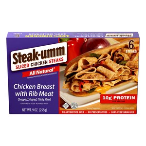 View Steak-umm Sliced Chicken Steaks, 9-oz