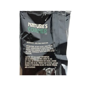 View Pork Femur Dog Bones, 6-in.