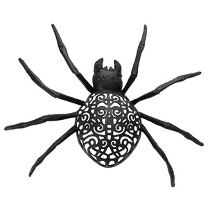 View Halloween-Themed Black Plastic Large Spider