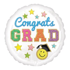 View Starry Graduation Party Balloon, 1