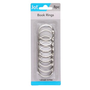 Jot Metal Book Rings | Dollar Tree