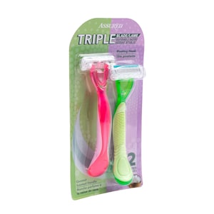 View Assured Triple Bladed Disposable Razors,