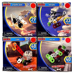 View Assorted Make-It-Blocks Metal Toy Vehicle
