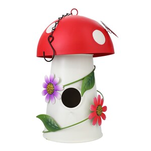 View Garden Collection Metal Birdhouse With