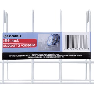 View Essentials White Wire Dish Drying