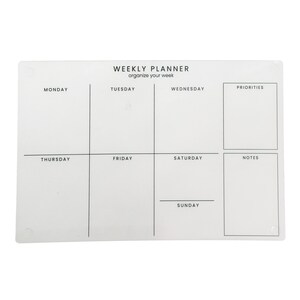 View Jot Dry-Erase Board Weekly Wall