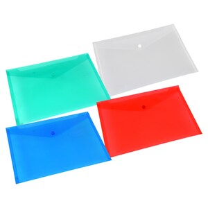 View Jot Button File Bags with