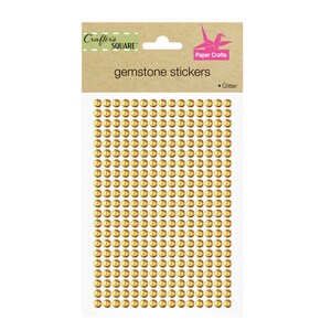 View Crafters Square Shiny Gem Stickers,