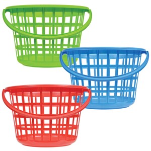 View Round Plastic Storage Baskets with