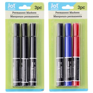 View Jot Permanent Markers, 3-ct. Packs