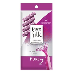 View Pure Silk 2-Blade Razors, 4