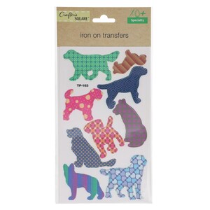 Crafter's Square Iron On Fabric Patches | Dollar Tree