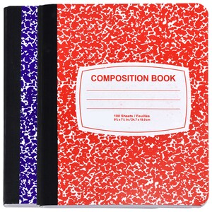 View Colorful Classic Composition Notebooks, 100