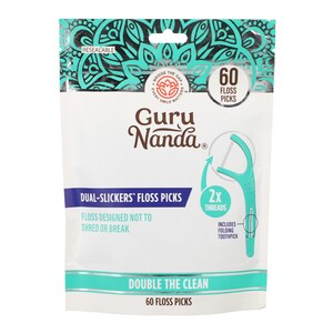 View Gurunanda Dual Floss Picks, 60