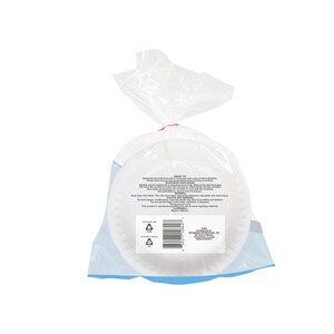 View White Foam Snack Plates, 40-ct.