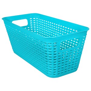 View Essentials Long Rectangular Plastic Weave