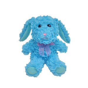 View Fuzzy Friends Colorful Plush Bunnies,
