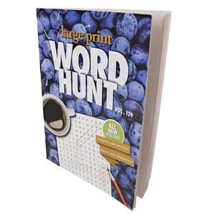 View Large-Print Word Hunt Puzzle Books,