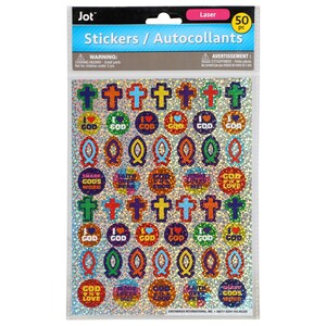 Bulk Jot Bible Laser Stickers, 50-ct. Packs | Dollar Tree